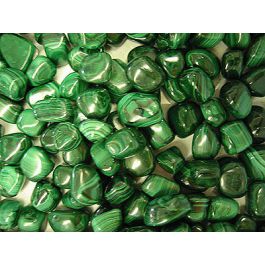 Trommelstein Malachit